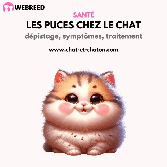 Mon chat a des puces, que faire ? Symptômes, traitement.